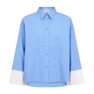 Co'Couture Femme, Blouses et Chemises, Bleu, Taille: 38 FR Chemises