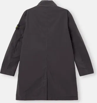 Stone Island Technical Cotton Coat - Charcoal