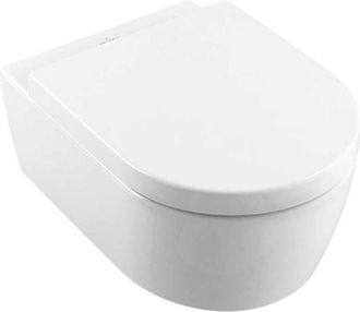 Villeroy & Boch Avento - Wand-WC,SoftClosing, DirectFlush, CeramicPlus, Stone White 5656HRRW