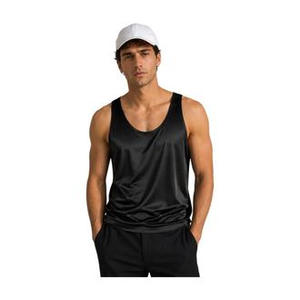 Dolce & Gabbana Homme, Sport, Noir, Taille: L Silk Tank Top