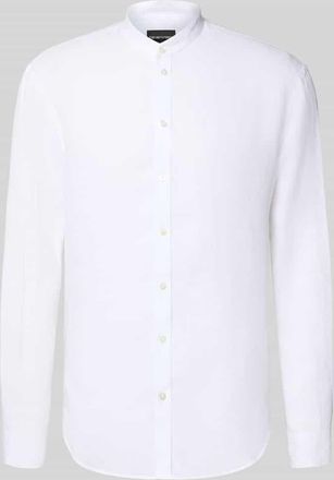 Emporio Armani Regular Fit Freizeithemd im lang&auml;rmeligen Design