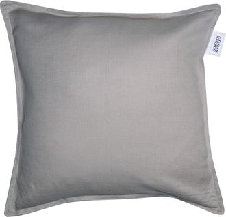 Sch&ouml;ner Wohnen Kollektion Lino Zierkissenh&uuml;lle Rose - Kissenh&uuml;lle 40x40 ohne F&uuml;llung - hochwertige Leinen-Baumwoll Mischung - waschbarer Zierkissenbezug