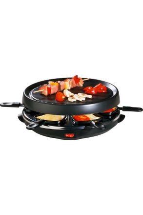 Silva Homeline Raclette-Grill, Schwarz, Metall, Kunststoff, 36.5x13x32.5 cm, K&uuml;chenger&auml;te, Tischgrills & Fondues, Raclette-Grills