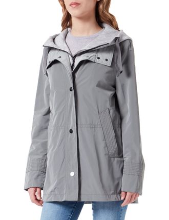AMBER & JUNE Damen 8082/5821 Jacke Popeline, 9086, 42 EU