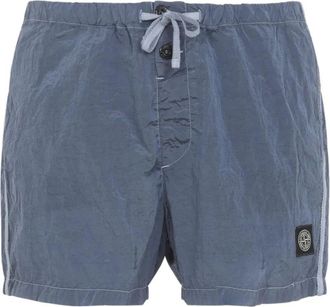 Stone Island Homme, Maillots de bain, Bleu, Taille: XL Maillot de Bain &agrave; Cordons R&eacute;glables