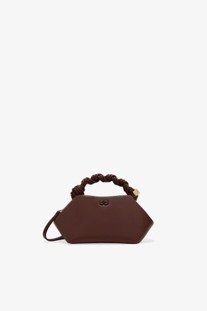 Ganni Sac Bou petit marron - Pour Femme
