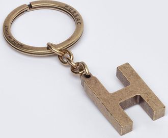 Fursac Porte-cl&eacute;s lettre H en laiton - Taille Unique - Homme