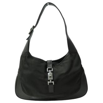 Gucci Crossbody Bags - GUCCI JACKIE 001.3306 BRAUNER CANVAS- UND LEDER- H - Gr. unisize - in Braun - f&uuml;r Damen