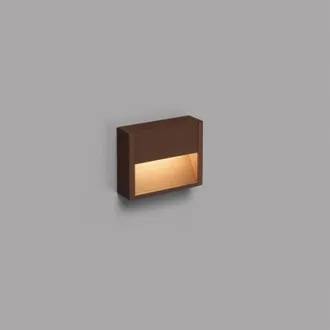 Faro Barcelona Faro Barcelona - Faro Grada-1 - Applique murale ext&eacute;rieure &agrave; led rouille 3W 3000K IP54