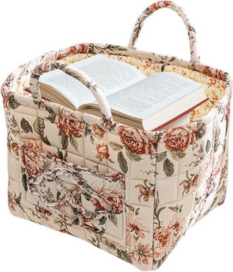 Generic Aufbewahrungskorb aus b&ouml;hmischem Stoff, Aufbewahrungsk&ouml;rbe aus Stoff, dekorativer Aufbewahrungskorb, Boho-Kleidung mit gro&szlig;er Kapazit&auml;t, tragbar, falt