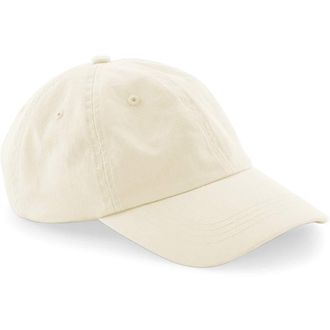 Beechfield Unisex 6 Panel Dad Kappe (Einheitsgr&ouml;&szlig;e) (Beige)