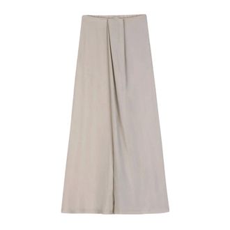 Alysi Femme, Pantalons, Beige, Taille: 38 FR Wide Pantalons