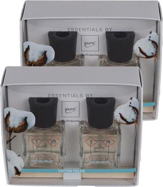 Ipuro Geschenkset Essentials by ipuro Cotton Fields 2x50ml Raumduft (2er Pack)
