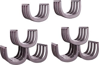 Generic Weinflaschenhalter, U-förmiges Weinregal, Frei Kombinierbar, Robust und Stabil, Schlicht und Vielseitig, für Bars, Küchen, Wohnzimmer und Weingüter(Br