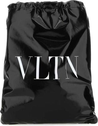 Valentino Garavani Homme, Sacs, Noir, Taille: ONE Size Vltn Soft Backpack