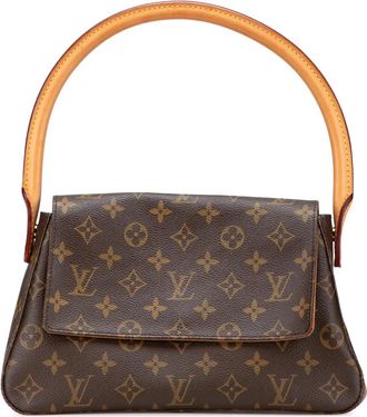 Louis Vuitton Hobo Bags - Monogram Mini Looping - Gr. unisize - in Braun - f&uuml;r Damen
