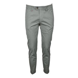 Re-hash Baumwoll Elasthan Hose - - Trousers - Herren - Gr&uuml;n - W33