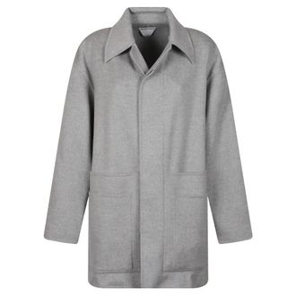 Bottega Veneta Mantel - - Coats - Damen - Grau - XS