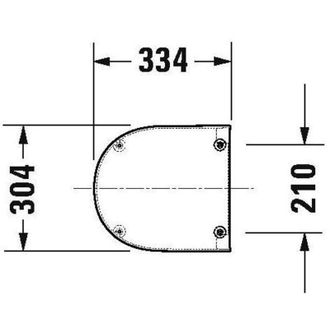 Duravit Me by Starck Urinaldeckel f&uuml;r Urinal 281230, 0024093200 - Duravit