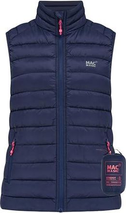 Mac in a Sac Synergy - Gilet isotherme pliable pour femme, bleu marine, 40