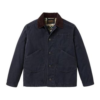 Filson Gesteppte Canvas Outfitter Jacke - - Jackets - Herren - Blau - XL