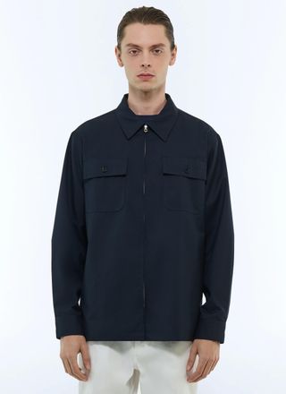 Fursac Surchemise en twill technique - Taille XXL - Homme