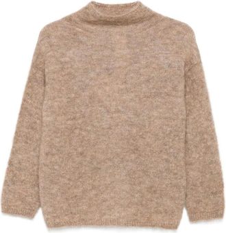 Max Mara Pull Taro - Femme - Pulls - Beige - Taille: 38 FR