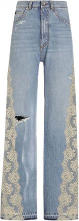 Dolce & Gabbana Femme, Jeans, Bleu, Taille: 36 FR Pantalon en denim 5 poches