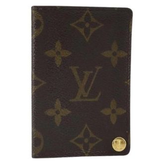 Louis Vuitton Portefeuille en toile Pre-owned - Femme - Pre-owned - Brun - Taille: ONE Size