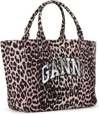 Ganni Sac cabas &agrave; imprim&eacute; en coton