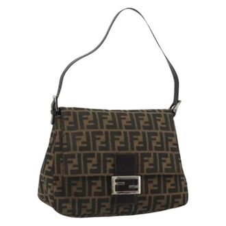 Fendi Pre-owned Zucca Canvas Umh&auml;ngetasche - - Pre-owned - Damen - Braun - ONE SIZE