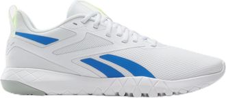 Reebok Herren FLEXAGON Force 4 Sneaker,Footwear White Kinetic Blue Digital Lime,40.5 EU
