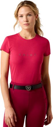Ariat Womens The Logo T-Shirt in Granita, Size X-Small, by Ariat