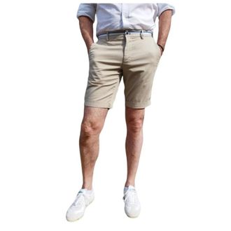 Mason's Stretch Baumwoll Chino Bermuda Shorts - - Shorts - Herren - Beige - XL