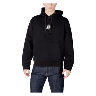 A|X Armani Exchange Schwarzer Kapuzenpullover Fr&uuml;hling/Sommer Herren - - Sweatshirts & Hoodies - Herren - Schwarzk - XS