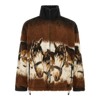 Maison Margiela SweaT-shirt d&eacute;quitation graphique - Homme - Sweatshirts et sweats &agrave; capuche - Brun - Taille: L