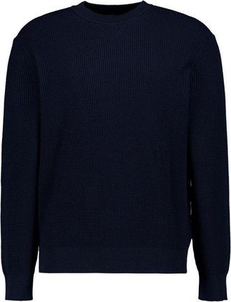 Boss Orange by Hugo Boss BOSS Orange Herren Pullover blau unifarben