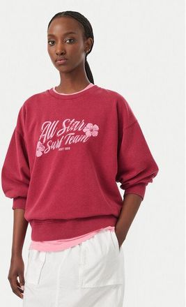 Roxy Sweatshirt Lineup ERJFT05112 Dunkelrot Regular Fit