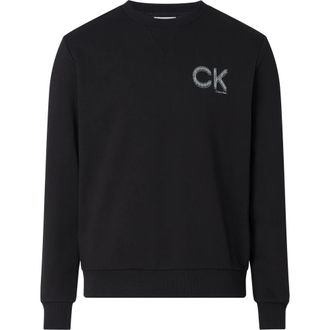 Calvin Klein Gestreifte Brustlogo Hoodies - - Sweatshirts & Hoodies - Herren - Schwarzk - L