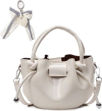 Generic Sac &agrave; bandouli&egrave;re d&eacute;contract&eacute; pour femme, sac &agrave; main l&eacute;ger en cuir v&eacute;g&eacute;talien, sac &agrave; main r&eacute;tro pour le travail, les voyages et le quotidien, beige, 2