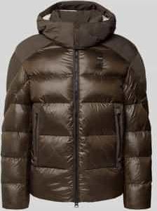 Blauer Steppjacke mit Zweiwege-Rei&szlig;verschluss Modell KIERNAN