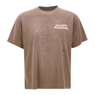 SATISFY MothTech T-Shirt - - Sport - Herren - Braun - L