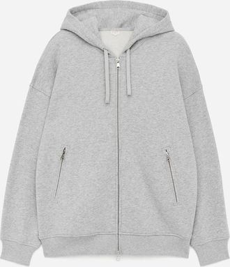 Arket Kapuzenpullover Mit Rei&szlig;verschluss -Grau
