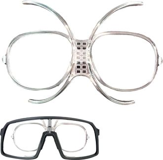 Generico Optischer Einsatz für Brillenträger, Innenrahmen für Snowboard-Motorradbrille, Skibrillen-Adapter, flexibel, transparent und professionell für M-Brill