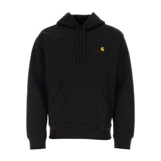 Carhartt Work in Progress Kapuzenpullover American Script - - Sweatshirts & Hoodies - Herren - Schwarzk - M
