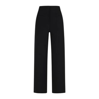 Courr&egrave;ges Pantalon noir sur mesure en cr&ecirc;pe patrimonial - Femme - Pantalons - Noir - Taille: 40 FR