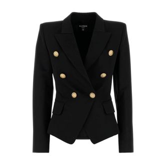 Balmain Schwarze Stylische Jacken - - Jackets - Damen - Schwarzk - XS