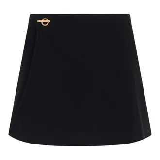 Cult Gaia Femme, Jupes, Noir, Taille: 38 FR Jupe Courte D&eacute;taill&eacute;e