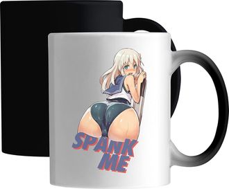 Generic Keramische magische Tasse Wei&szlig; - Anime Hentai Tasse - 330 ml / 11 oz