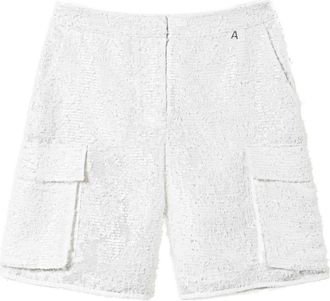Twin-Set Shorts mit Paillettenverzierung - Weiß